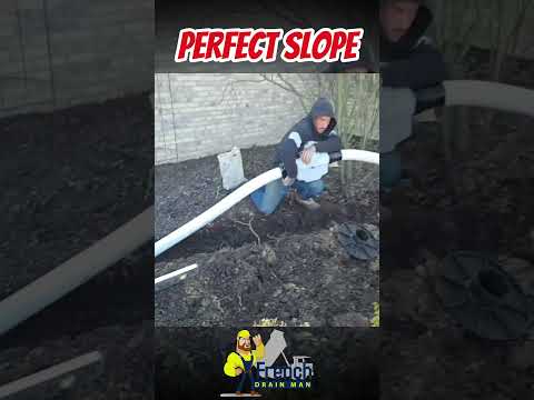 Achieving Perfect Drainage Slope
