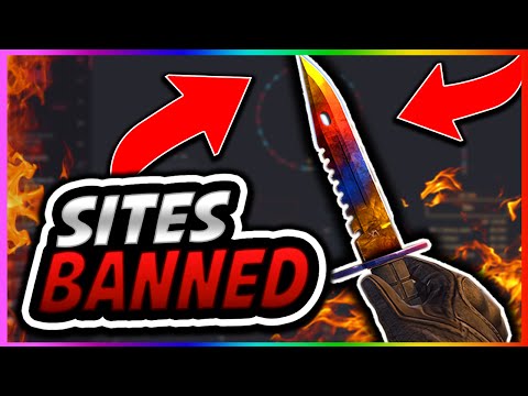 CSGO: GAMBLING SITES BANNED BY VALVE STEAM! SKINS CSGO SITES BAN (CS GO)