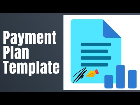 Payment Plan Template - How To Fill Payment Plan