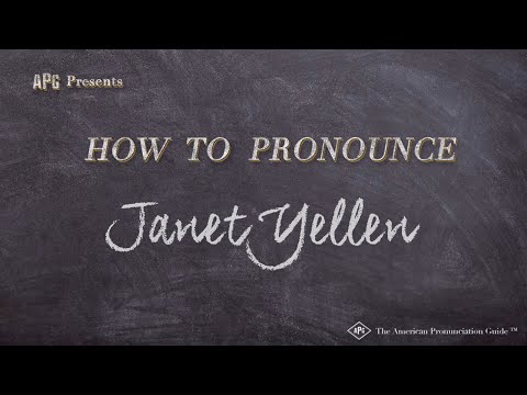 How to Pronounce Janet Yellen (Real Life Examples!)