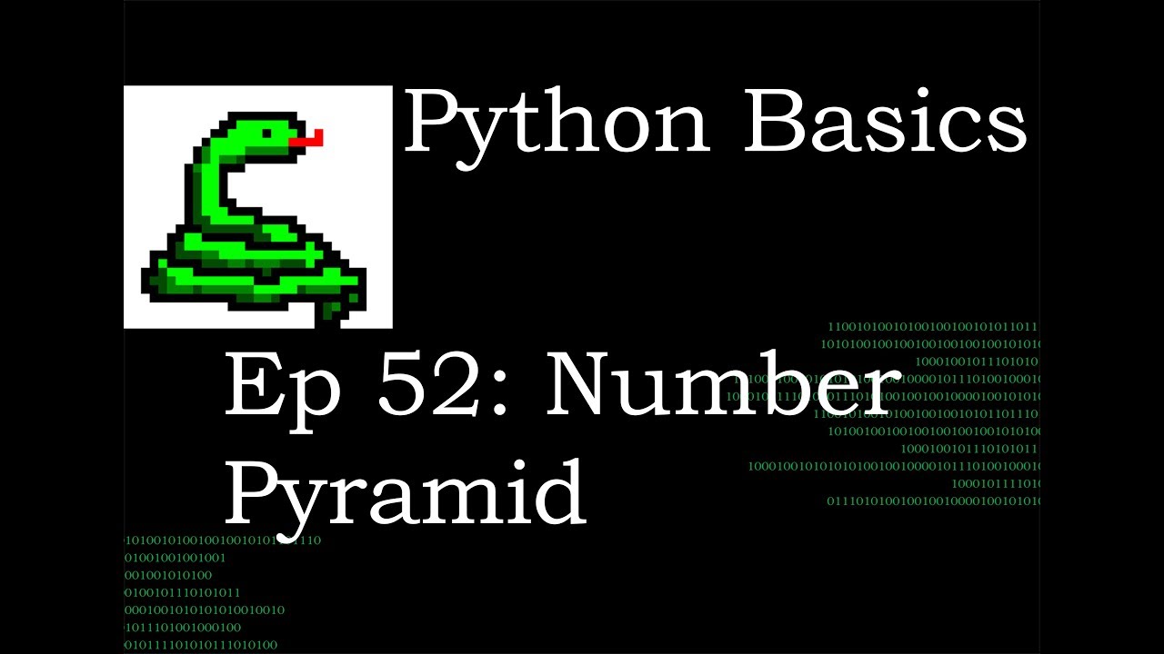 Python Basics Number Pyramid