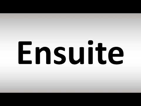How to Pronounce Ensuite