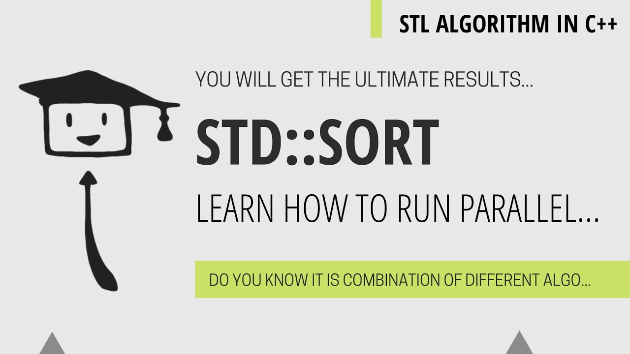 std::sort | STL ALGORITHM C++