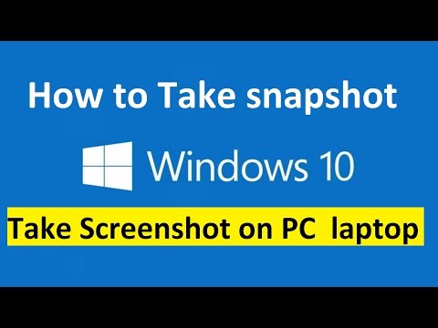 Take Screenshot on Windows 10 PC or laptop!! - Howtosolveit
