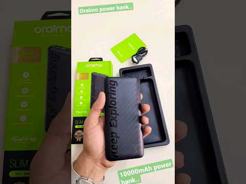 power bank,Oraimo 10000mah power bank, best power bank gadgets #shorts