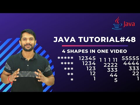 Learn Star Printing | Shape Printing | Pyramid Printing | In Java | Part 4 | In Hindi - Mind Luster