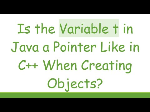Is the Variable t in Java a Pointer Like in C++ When Creating Objects?