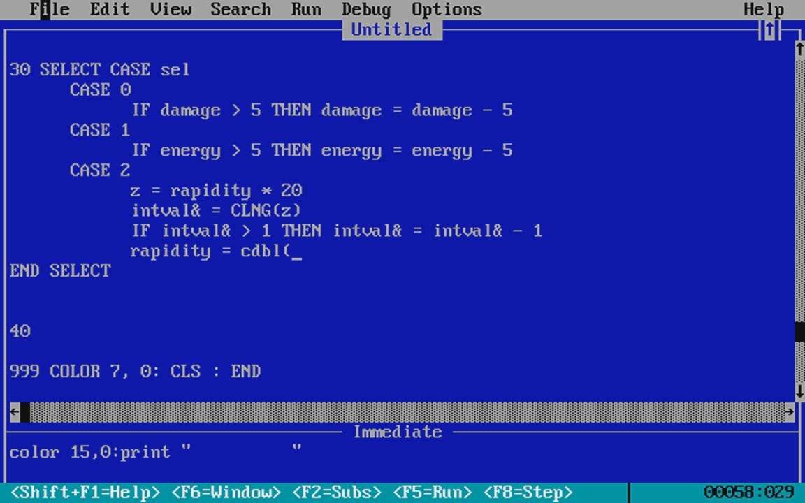 ADG Filler #52 - QBASIC Crash Course