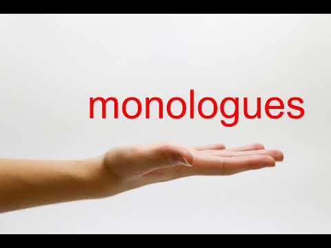 How to Pronounce monologues - American English