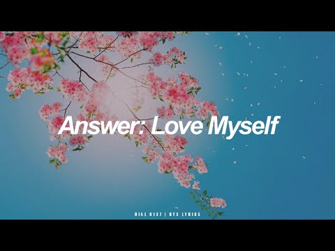 Answer: Love Myself | BTS (방탄소년단) English Lyrics