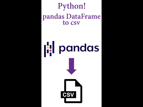 Python! pandas DataFrame to csv
