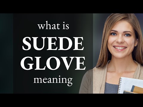 Suede glove • what is SUEDE GLOVE meaning