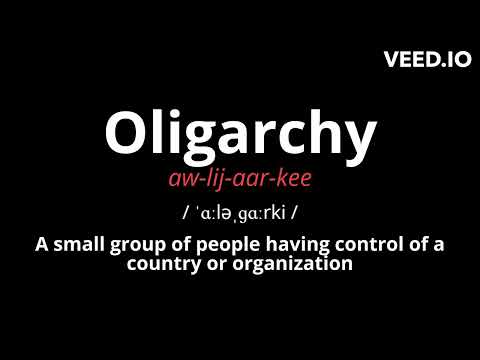 How to Pronounce Oligarchy