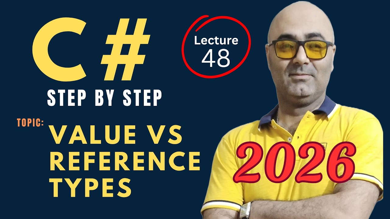 C# Value types and reference types – Beginner Friendly Tutorial –  Csharp programming 2026