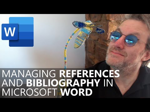 Managing References and Bibliography in Microsoft Word
