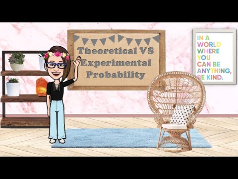 Simple Theoretical VS Experimental Probability Example | Math with Mrs. V