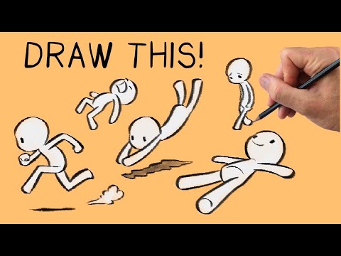 How to Draw 9 Character Base Poses