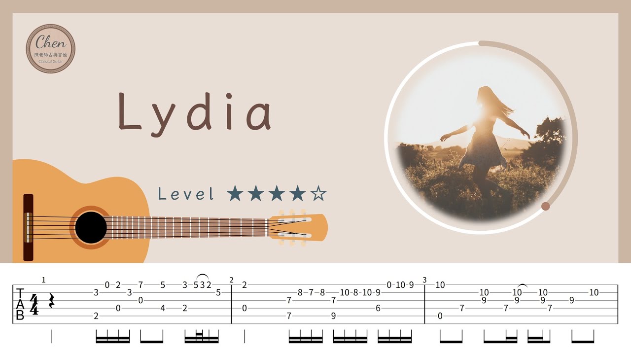 [分享] Lydia - 指彈/演奏/吉他譜 - 看板guitar - PTT網頁版