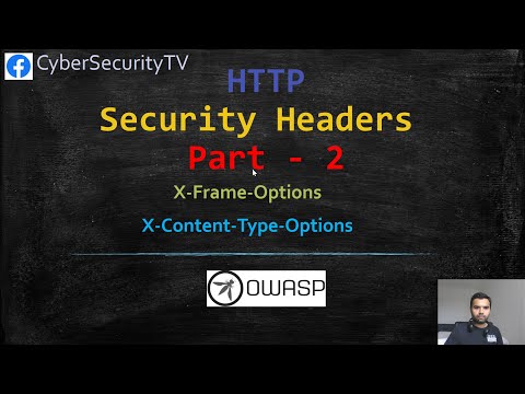 HTTP Security Headers | X-Frame-Options and X-Content-Type-Options | Part 02
