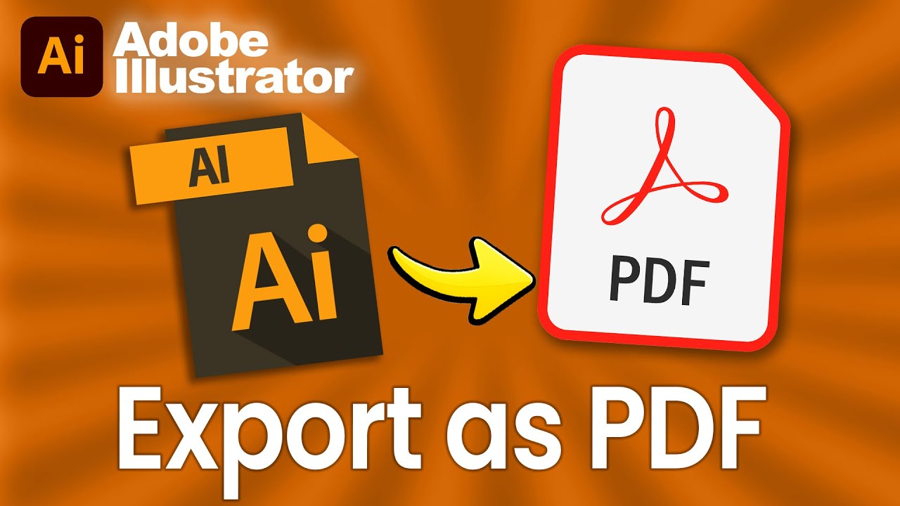 How to Export as PDF in Illustrator