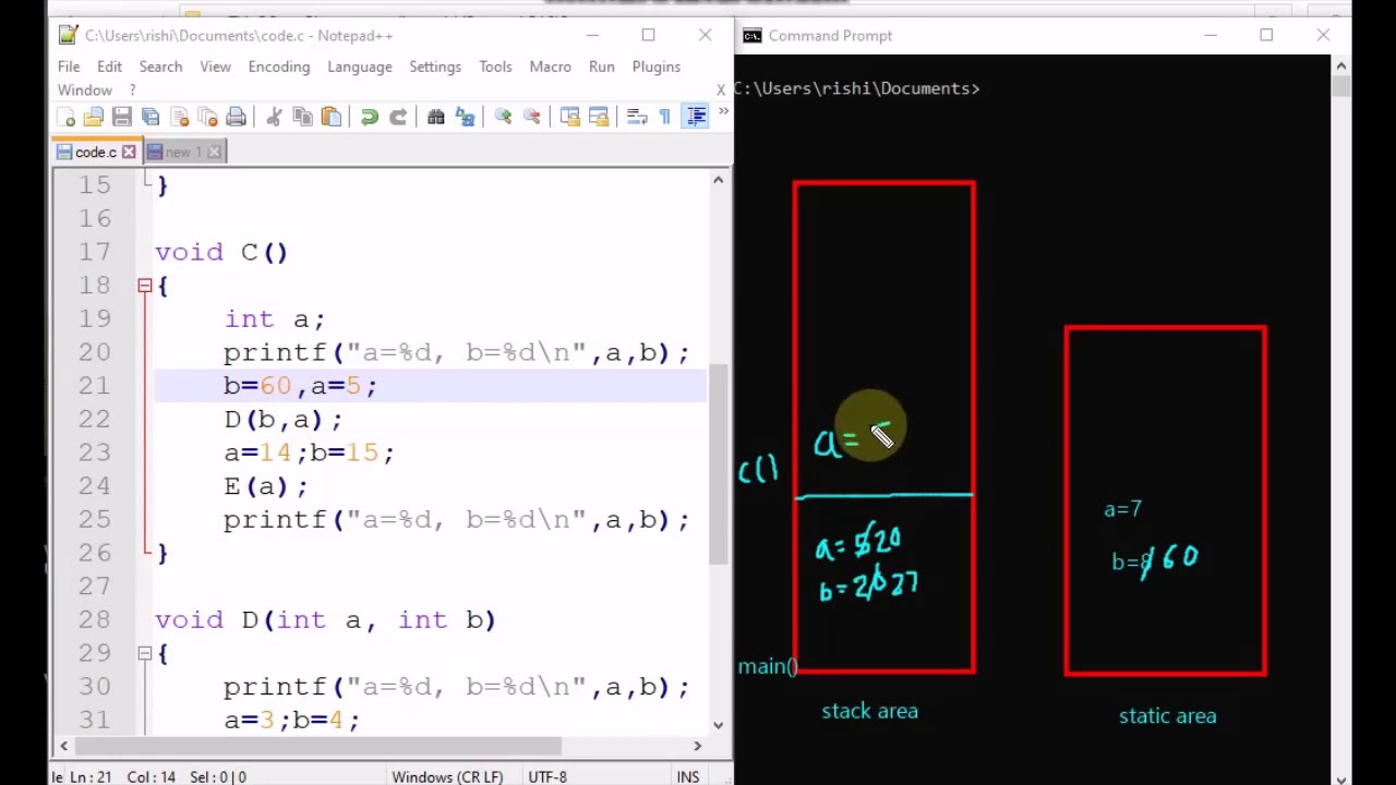 Static Scoping Example-1