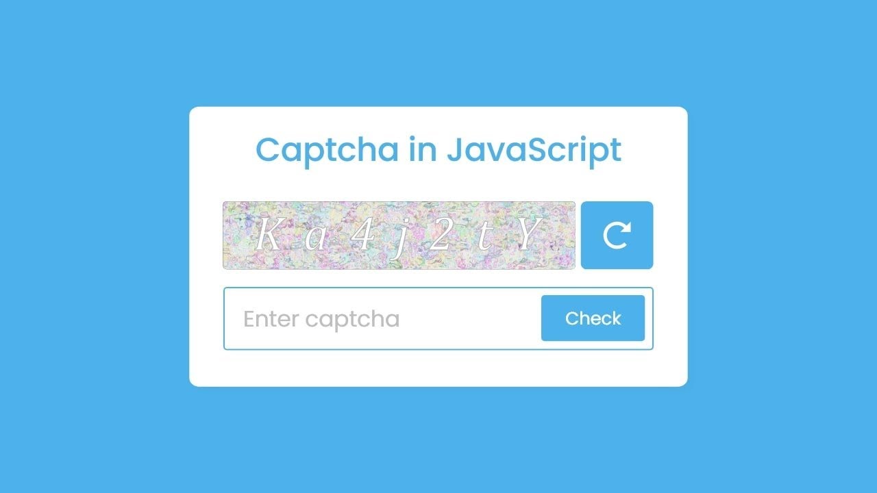 Create Custom Captcha in HTML CSS & JavaScript Free source code