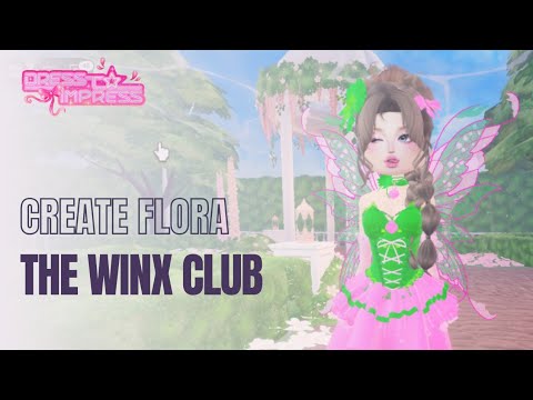 🌸 How to Dress Like Flora the Winx Club in Dress to Impress | Soft & Magical Look Tutorial!