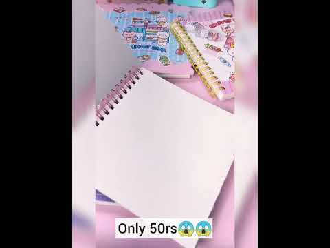 cute diary π only 50rsπ±π±#stationery #stationeryhaul #youtubeshorts #viral#shorts