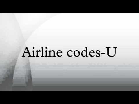 Airline codes-U