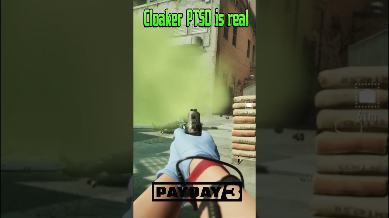 Payday Cloaker PTSD is real #shorts #payday 3 #cloaker