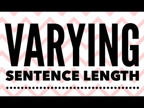 Varying Sentence Length: Look at This!