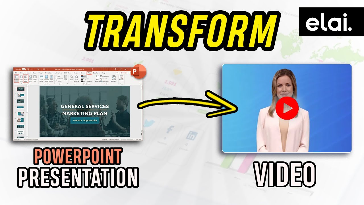 Elai.io - Transform PowerPoint Presentation into a video using AI (2025)