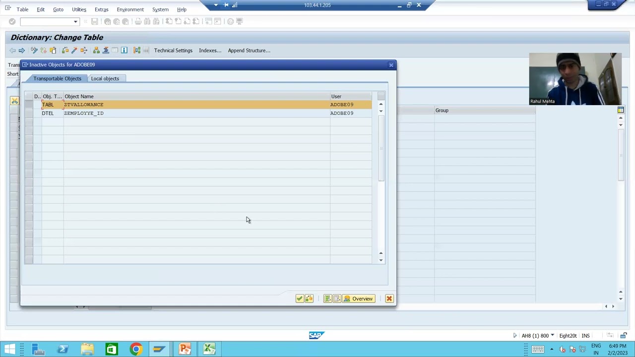 6 - Transport Organizer - Customizing Request Part2