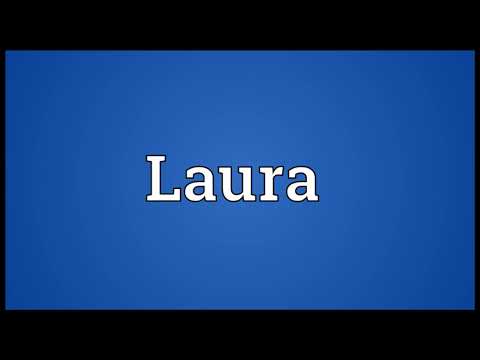 laura meaning in English