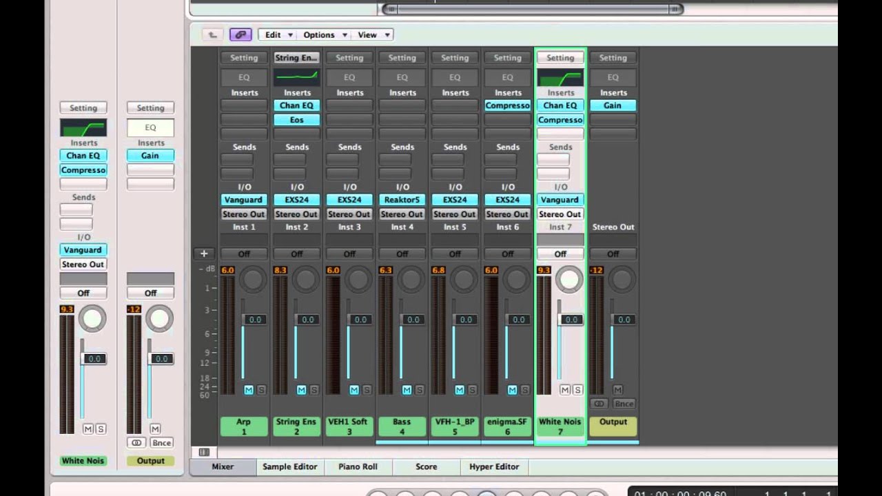 Apple Logic Studio 9 - Sidechaining.mov
