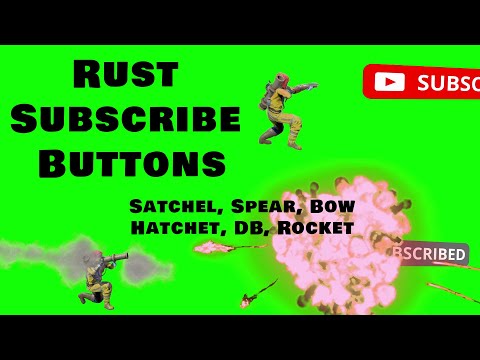 Steam Community :: Video :: Rust Subscribe Buttons - Satchels Hatchets ...