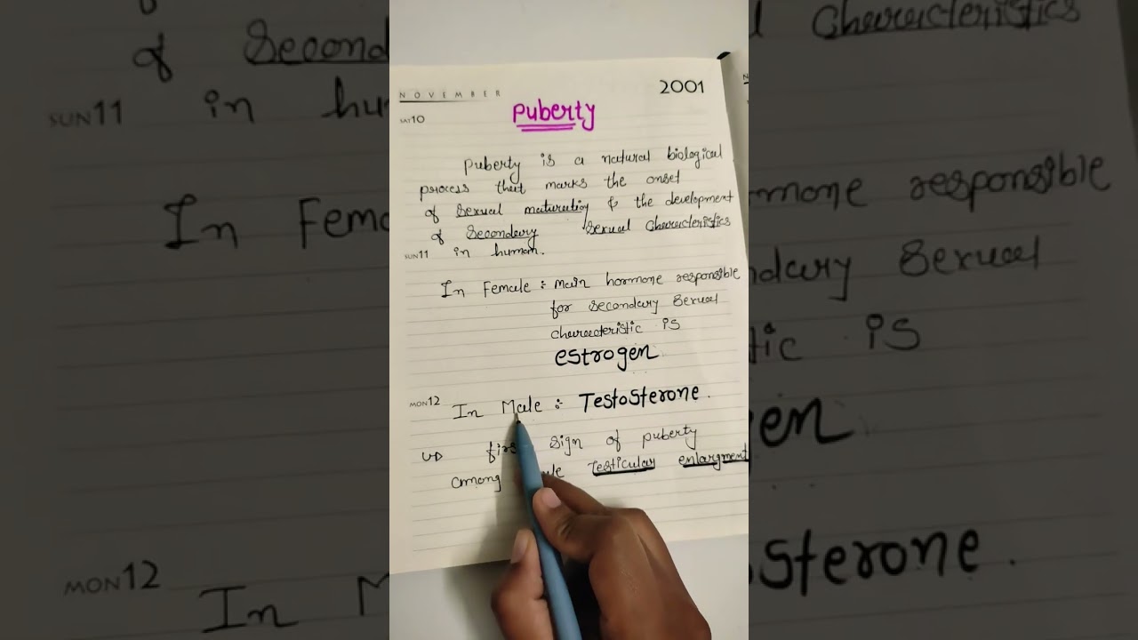 Puberty || OBG || #nursing #puberty #nursingeducation #vitalnursingnotes