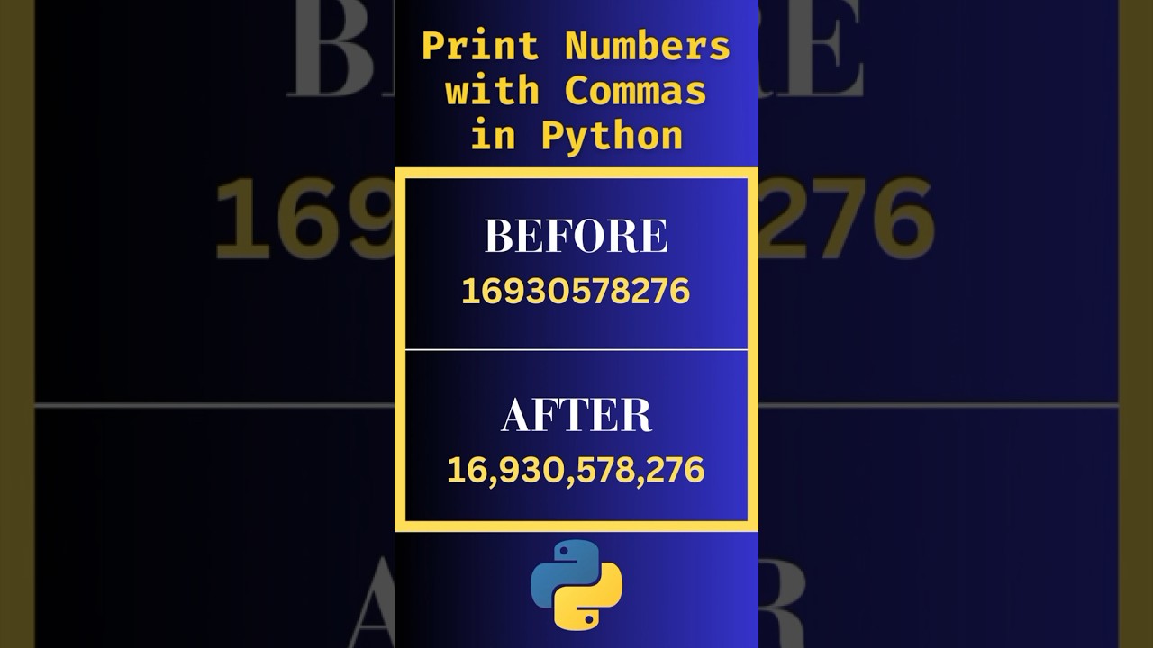 How do you format commas in numbers in Python? – CrossPointe How do you format commas in numbers in Python? – CrossPointe