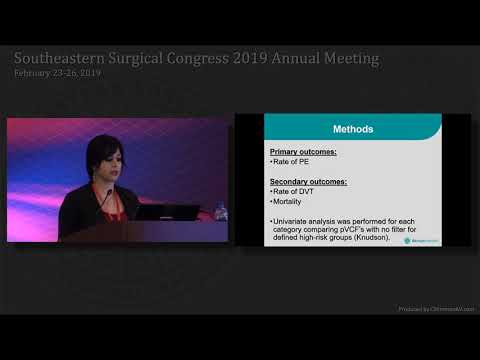2019 Gold Medal Presentation | DEATH KNELL FOR “PROPHYLACTIC” VENA CAVA FILTERS (PVCF)? A 20 YEAR...
