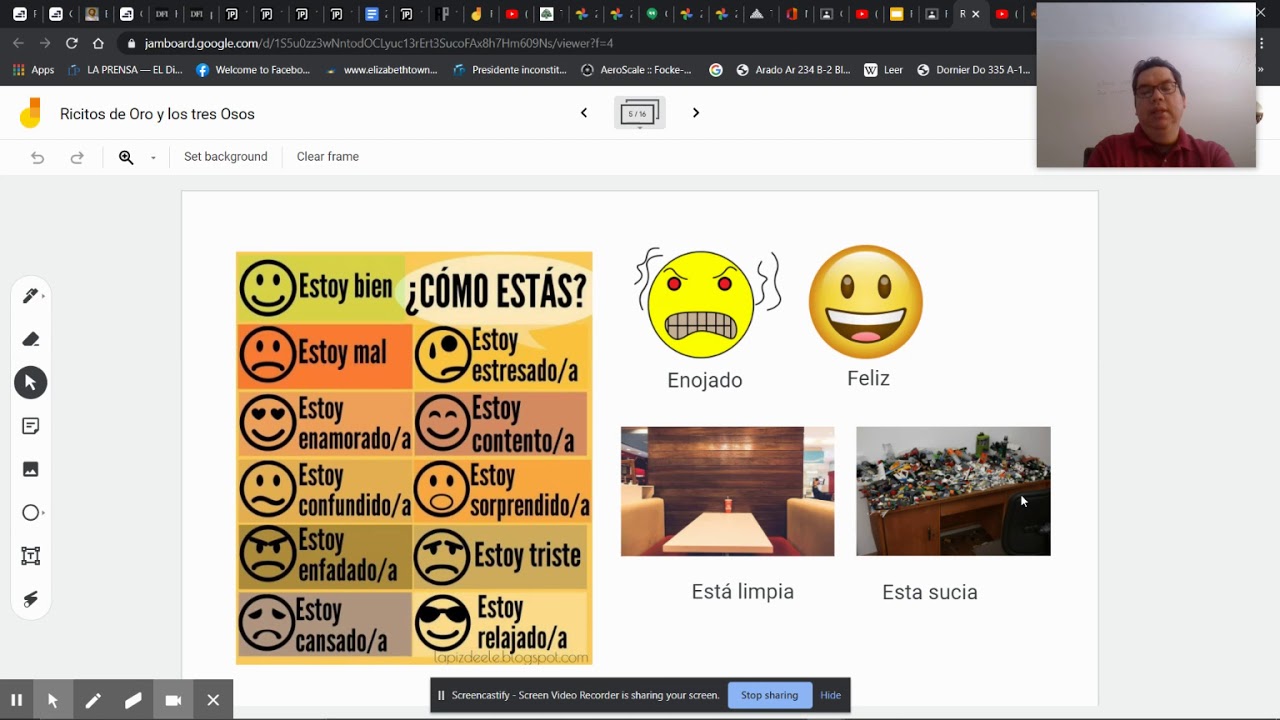 Ricitos de Oro pre-recorded lesson