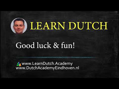 Learn Dutch Words: Good luck & fun π³π±