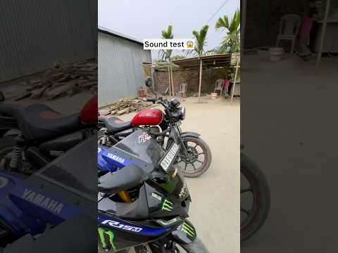 R15 vs Royal enfield???? sound test #soundtest #r15m #royalenfield #bike #ridernur07
