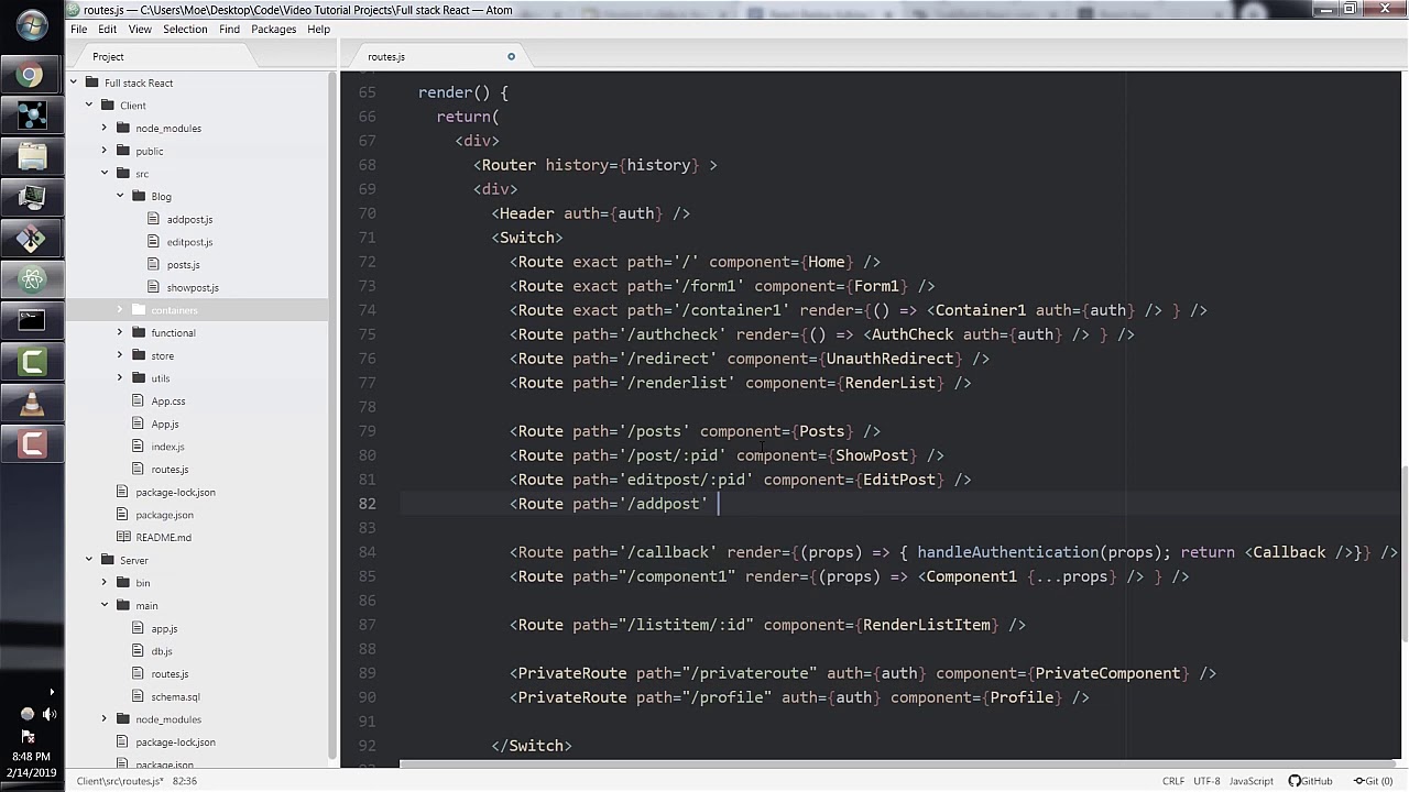 27 Client Side Routing