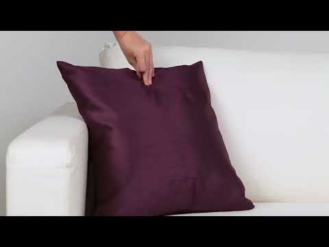 Wentzville Plum Square Throw Pillow