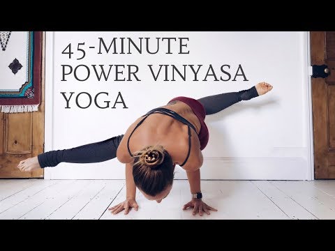 POWER VINYASA YOGA FLOW | 45-Minute Yoga Sequence | CAT MEFFAN