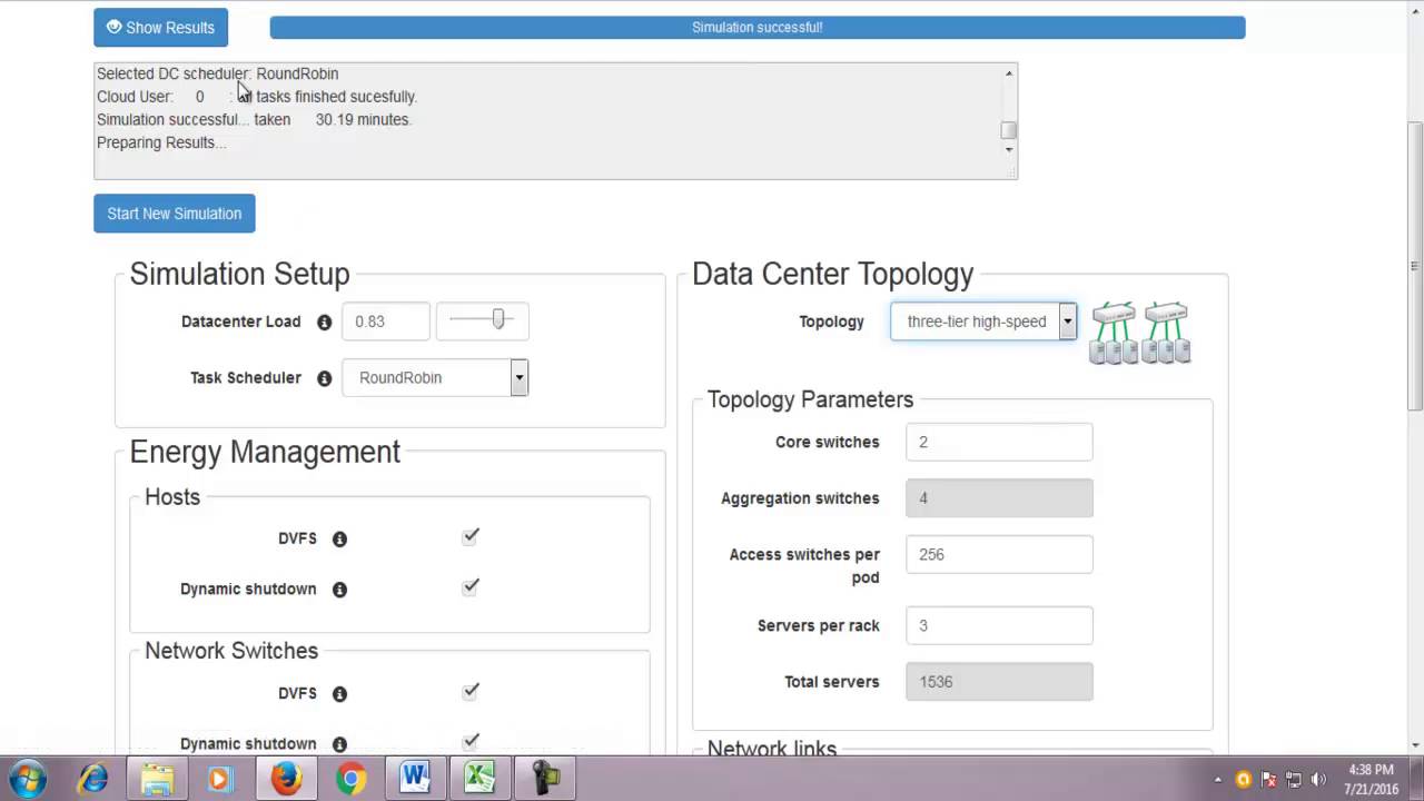 Green cloud simulator tutorial