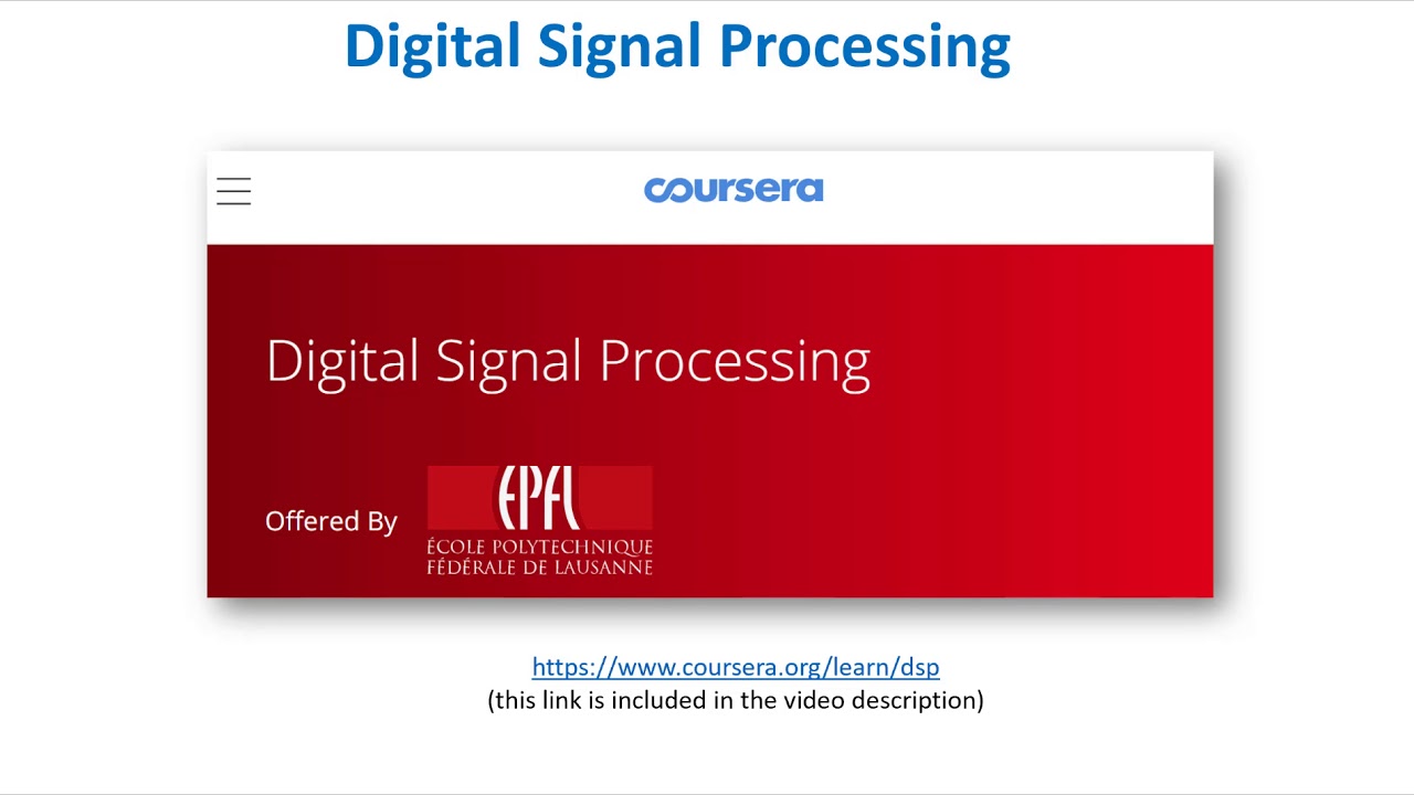Digital Signal Processing