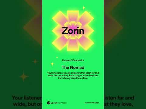 Spotify wrapped 2022 Zorin #shorts #spotify