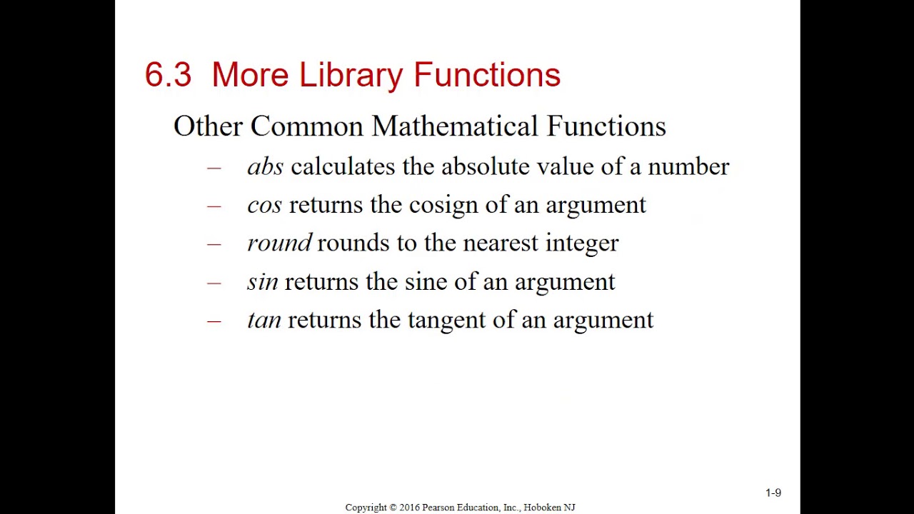 CIST 1305 Chapter 6 Lecture