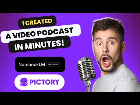 Notebook LM - Create Video Podcasts in Minutes! With Pictory AI